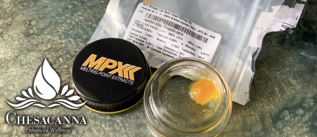 MPX Mixtape Live Resin Sugar Product Review - Chesacanna - Enhanced Wellness