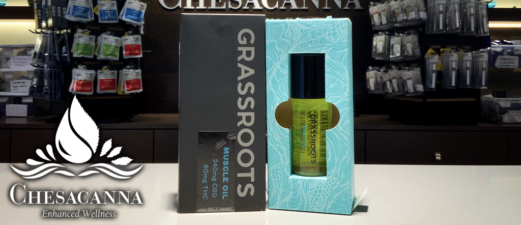 Grassroots Muscle Oil Product Review - Chesacanna - Enhanced Wellness