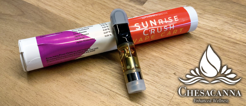 Amber Extracts Sunrise Crush Vape Cartridge Review - Chesacanna ...