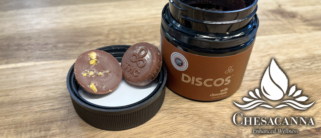 Evermore 35mg Milk Chocolate Mango Topping Discos Review - Chesacanna ...